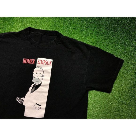 Simpsons | Shirts | Vintagehomer Simpson Scarface Movie Mens Graphic ...